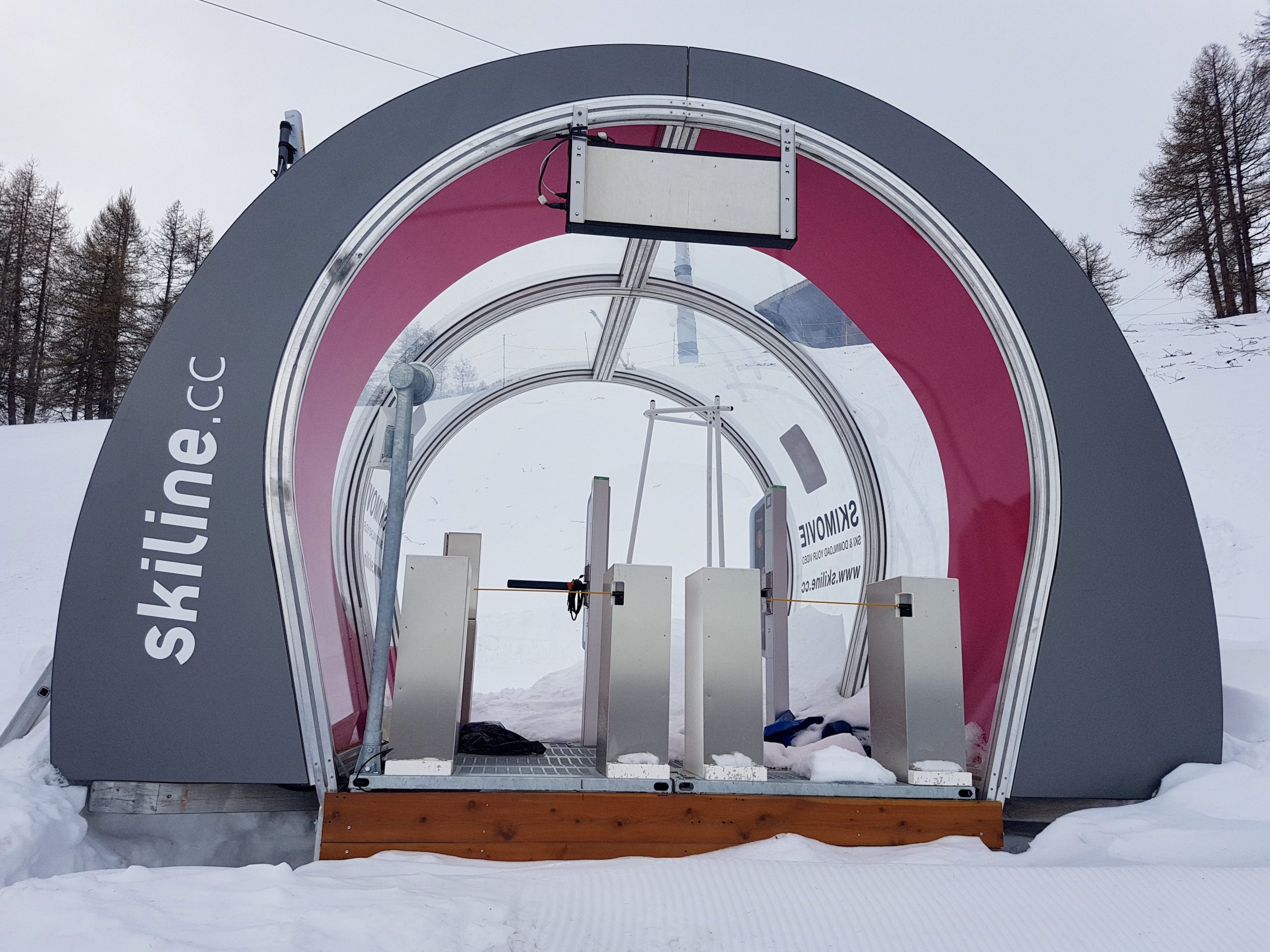 Creation on Weasyfix foundation screws - Slalom start gate