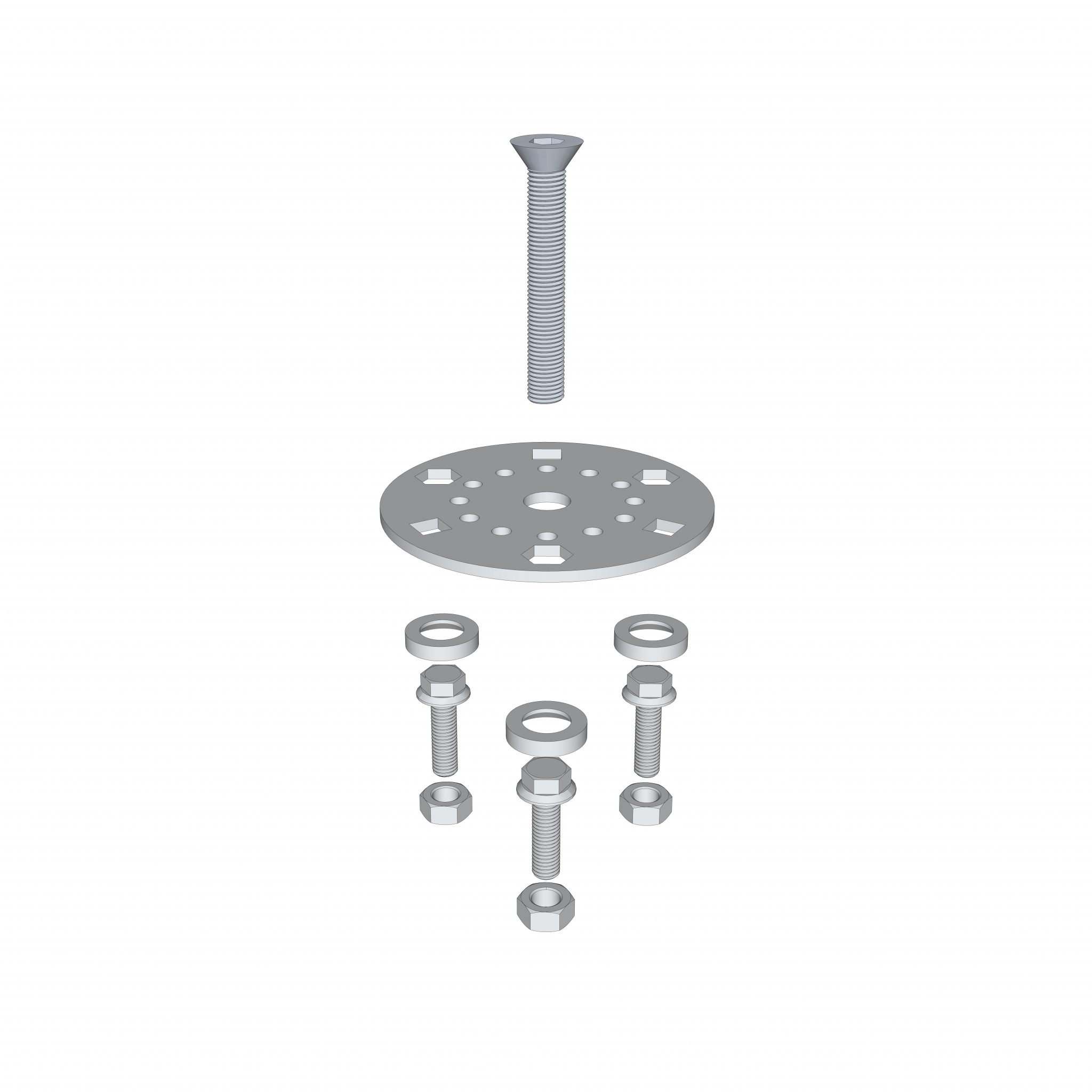 Fixations pour vis de fondations - Weasyfix - Fixations pour pieux vissés