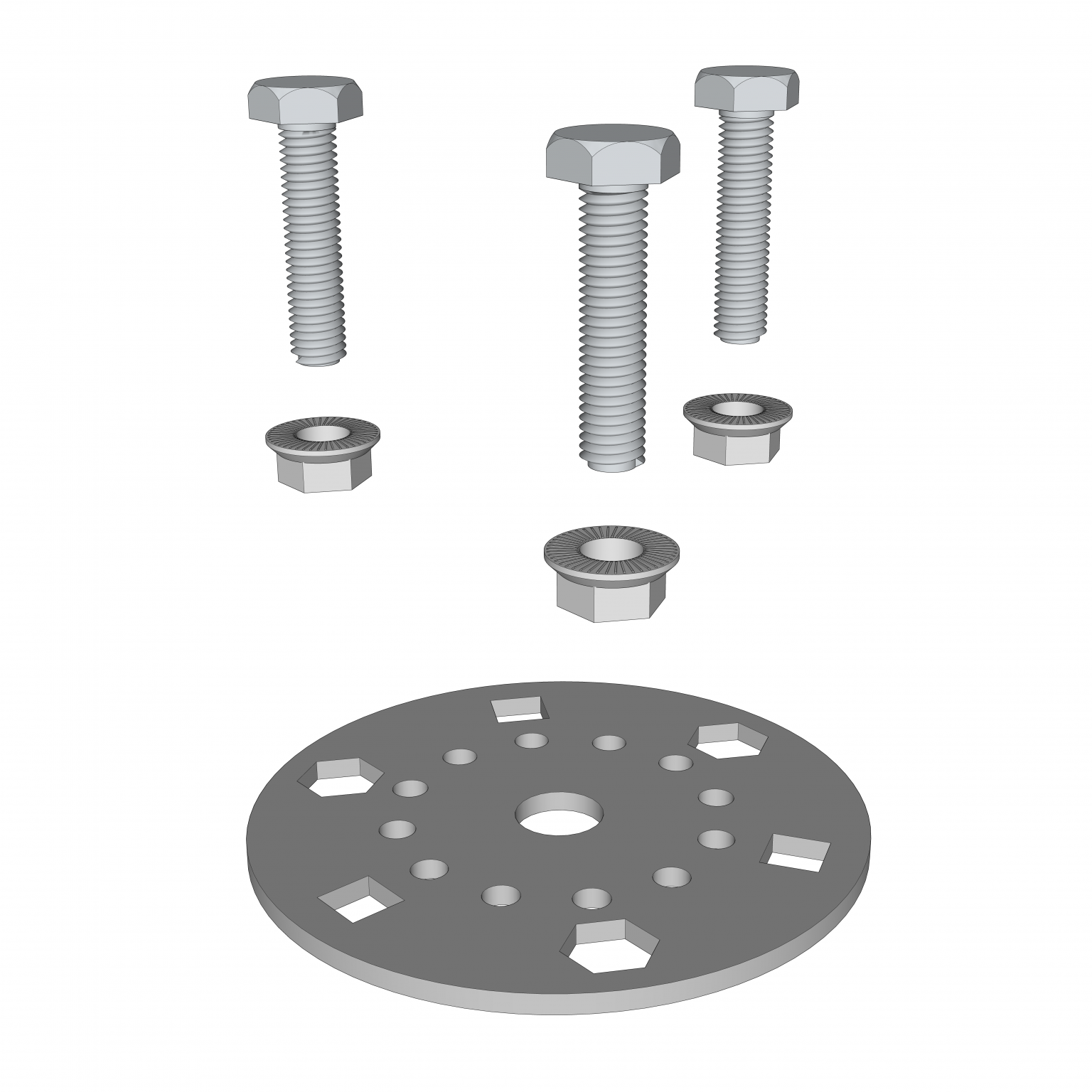 Fixations pour vis de fondations - Weasyfix - Fixations pour pieux vissés